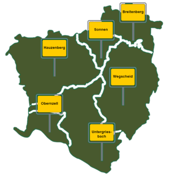 Das Vereinsgebiet - WBV Wegscheid
